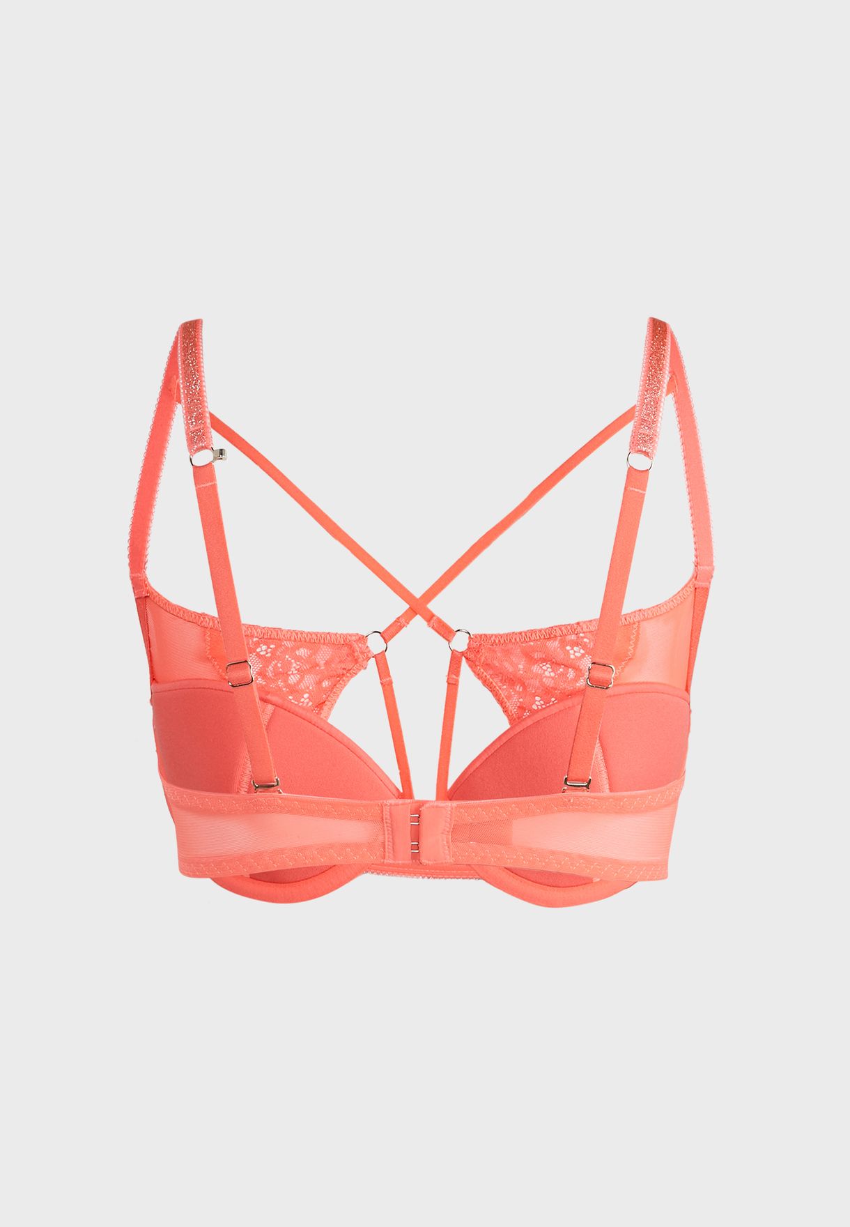 Buy La Senza Orange Seasonal Bra Quarter Cup Bra For Women In Dubai