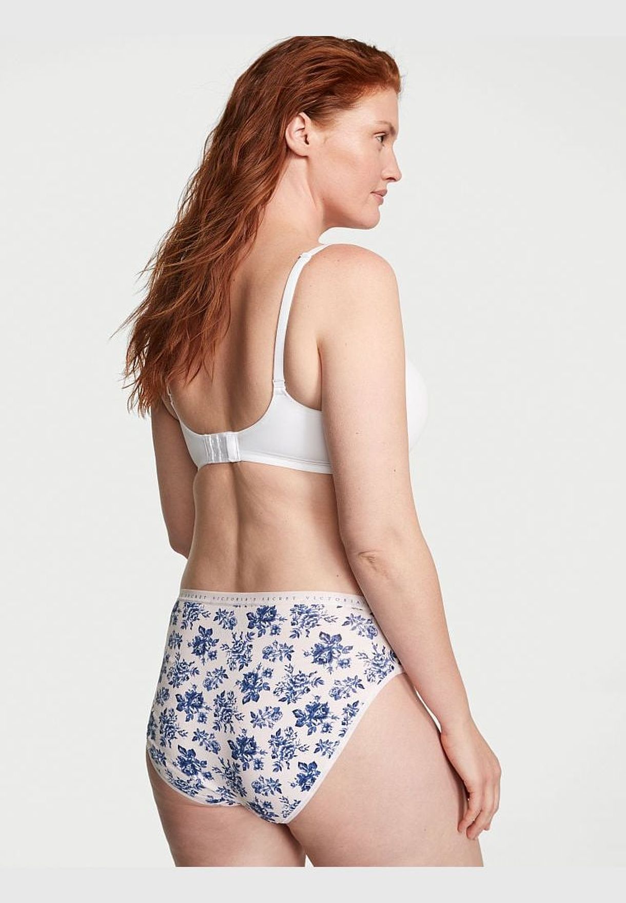 Buy Victorias Secret Neutrals Stretch Cotton High Leg Brief Panty For